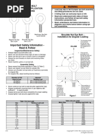 Eye Bolt Installation and Safety Guide | PDF | Nut (Hardware) | Screw