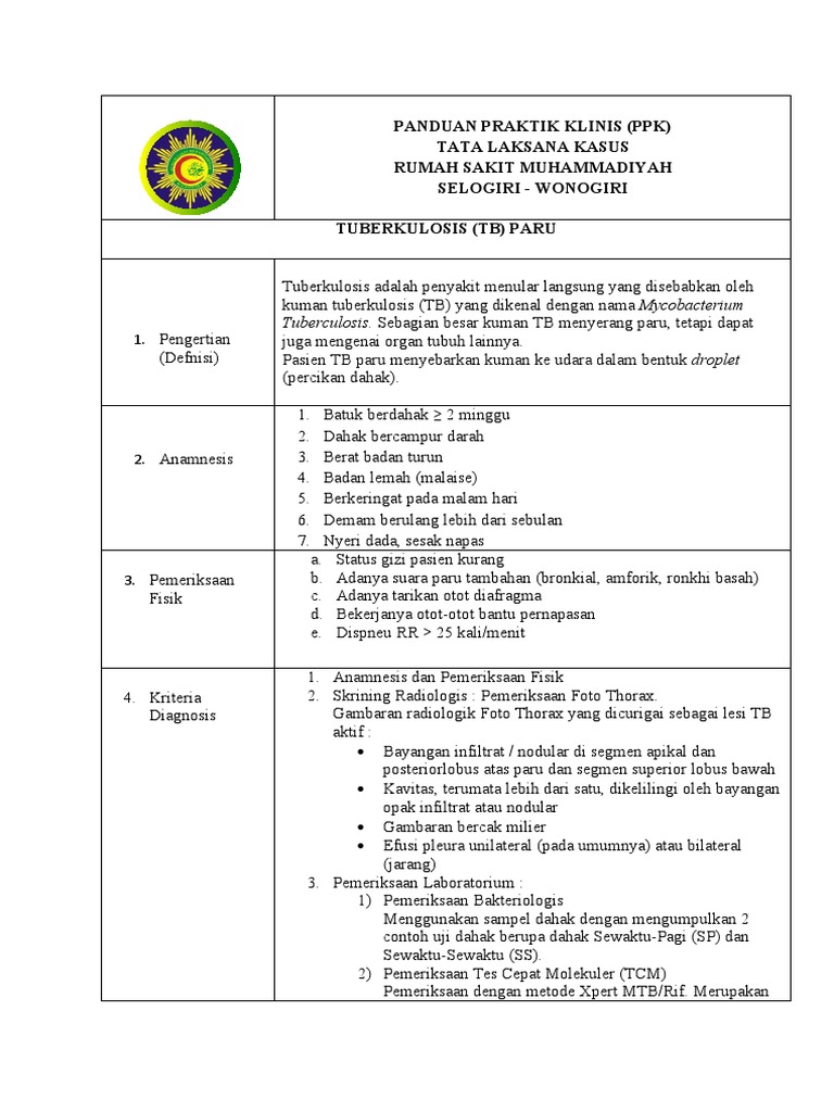Panduan Penanganan TB Ekstra Paru | PDF