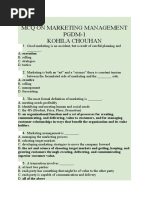 Marketing Multiple Choice Questions With Answers - Indiaclass | PDF ...