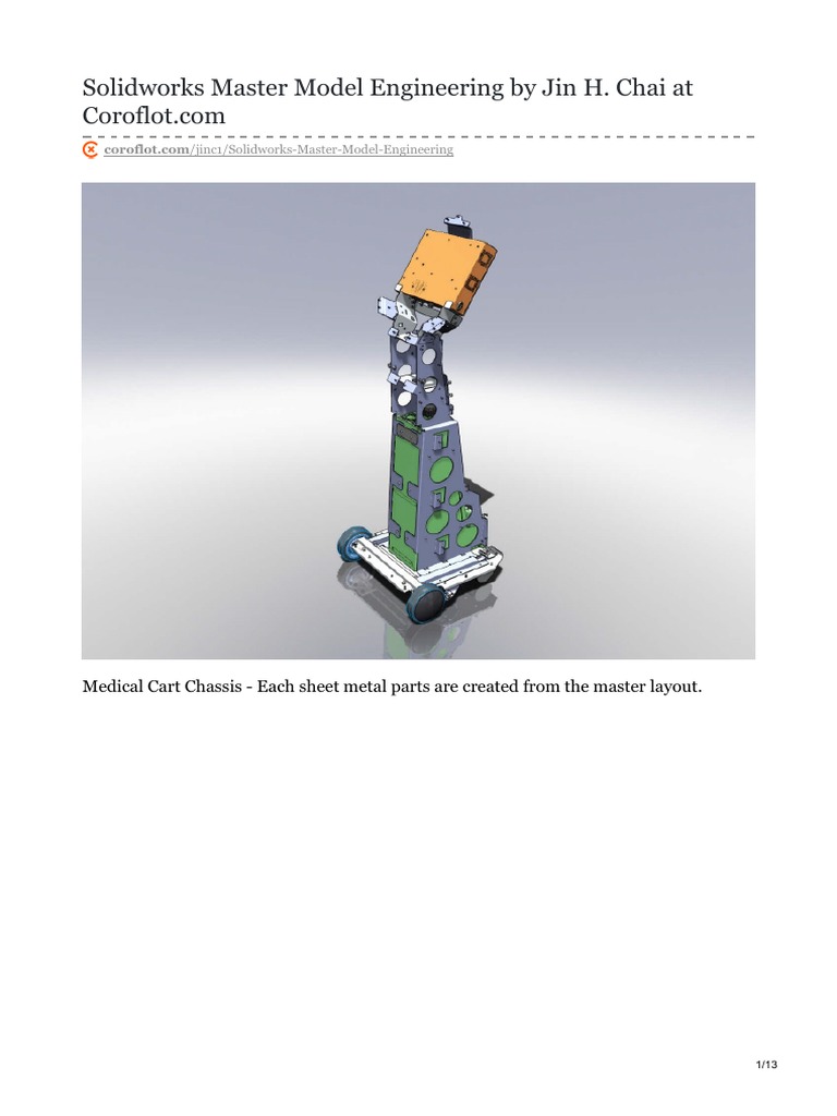 Solidworks Master Model Engineering by Jin H Chai at Coroflotcom PDF ...