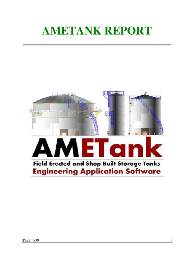API 620 Tank Design Parameters Report | PDF | Pressure | Stress (Mechanics)