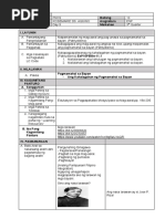 ESP 10 Quarter 4 Lesson Plan | PDF