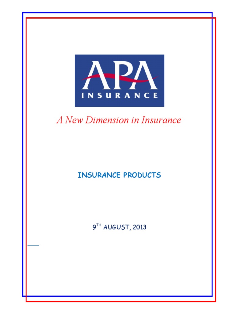 Apa Insurance Covers | PDF | Liability Insurance | Insurance