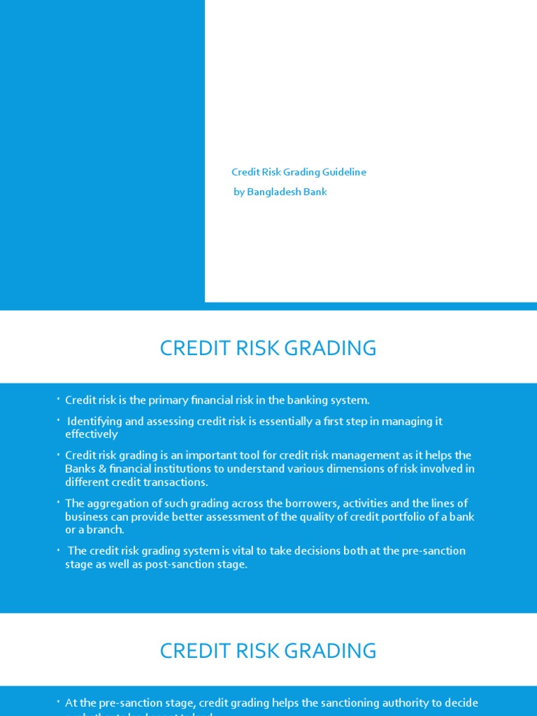 Credit Risk Grading Side | PDF | Credit Risk | Risk