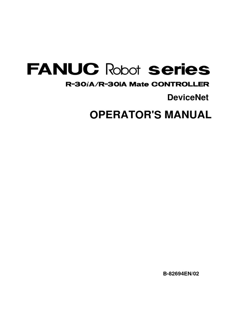 FANUC Series: Operator'S Manual | PDF | Interface (Computing ...