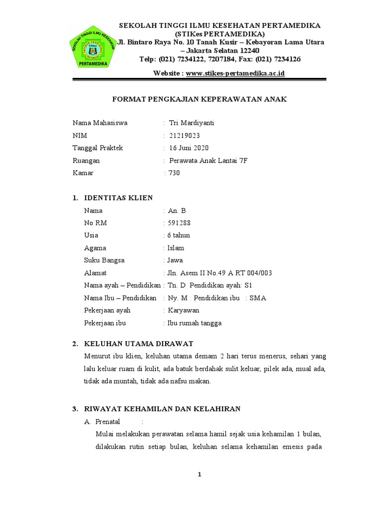 Askep Morbili | PDF | Kesehatan Holistik