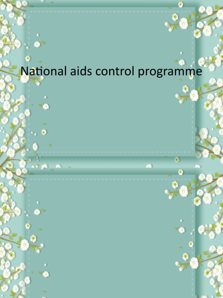 National Aids Control Programme | PDF
