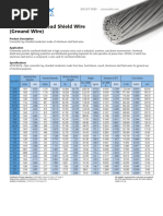 Galvanized Steel Wire Strand Data | PDF | Wire | Materials