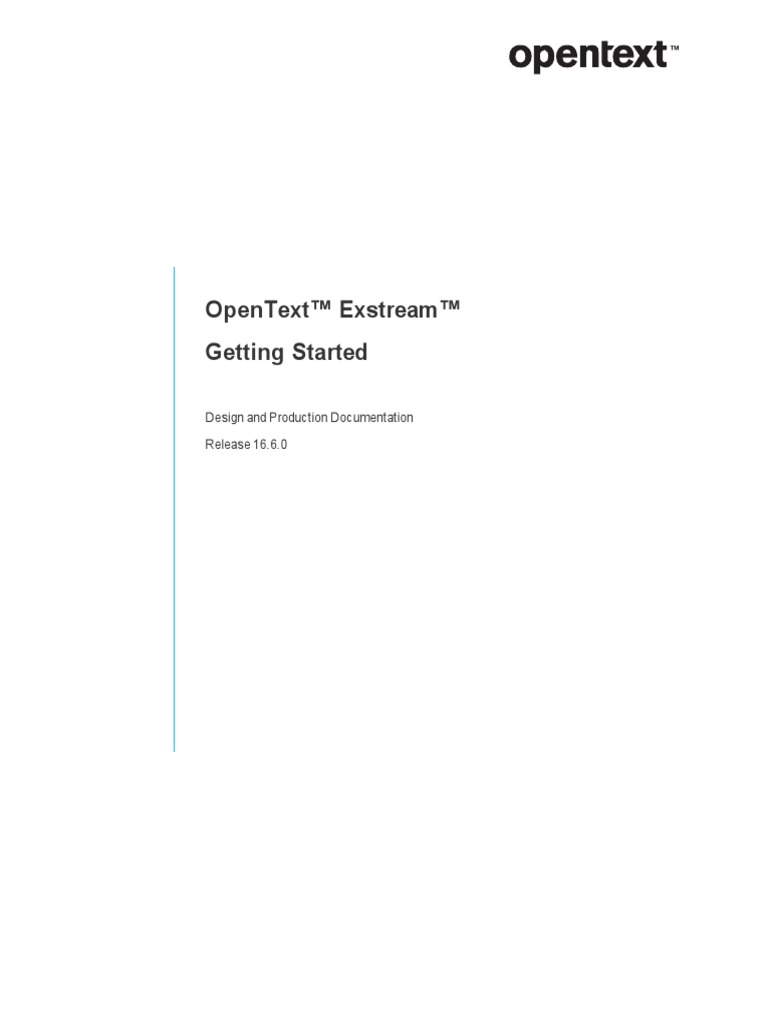 Exstream03Content01Doc PDF | PDF | Web Application | Application Software