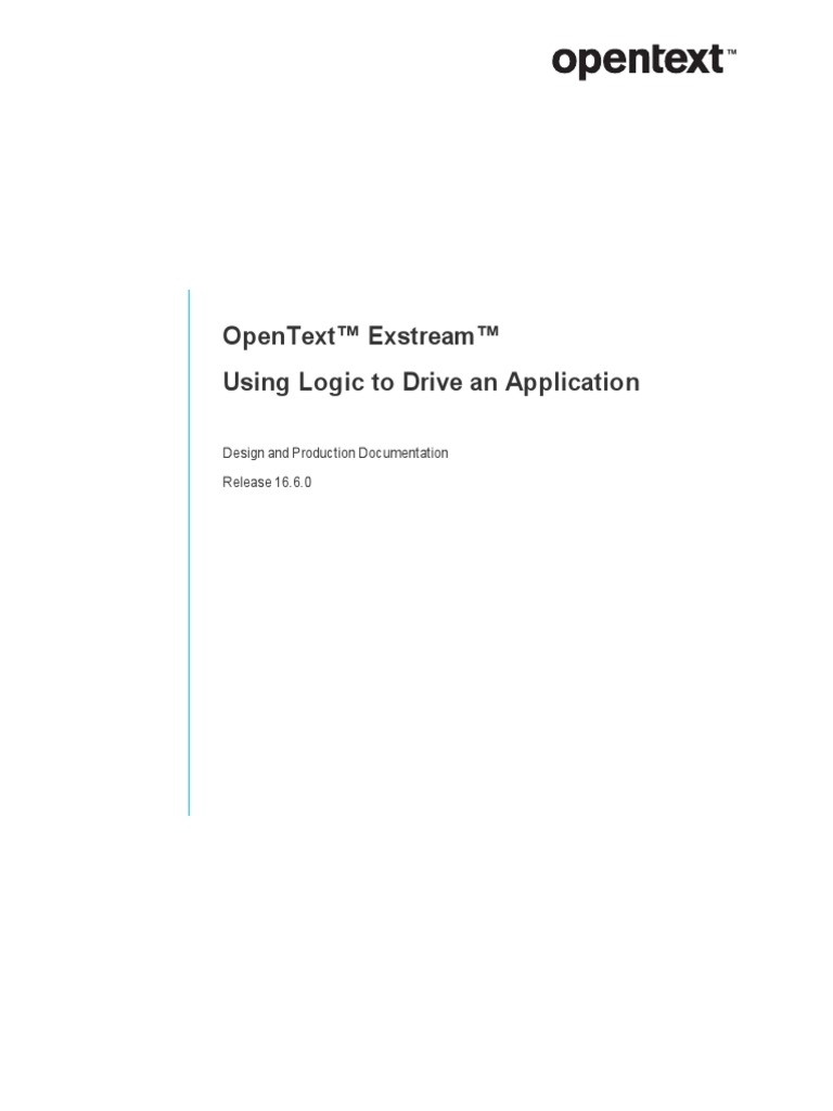 Exstream05Content03Doc PDF | PDF | Subroutine | Library (Computing)