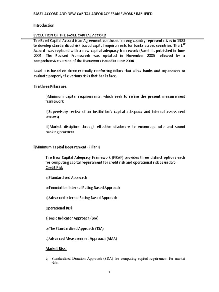 Risk Weights Simplified | PDF | Basel Ii | Operational Risk