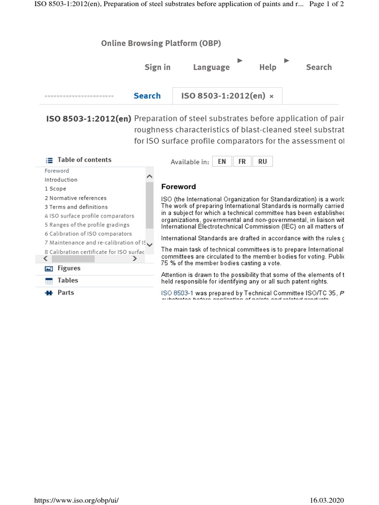 Iso 8503-1-2012 | PDF | International Organization For Standardization | Regulation
