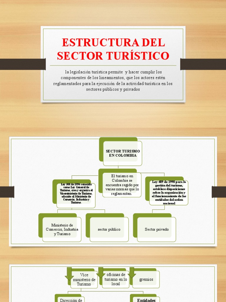 Estructura Del Sector Turístico | PDF | Turismo | Sustentabilidad