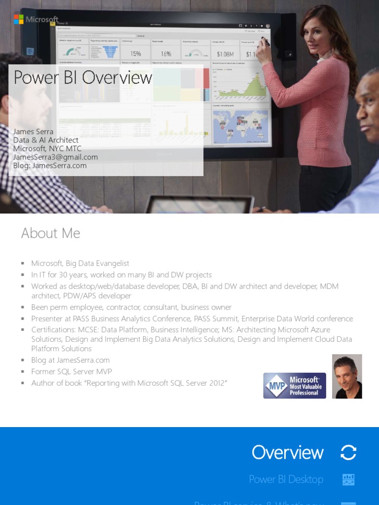 James Serra Data & AI Architect Microsoft, NYC MTC | PDF | Office 365 ...