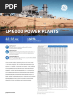 GE Power & Water LM6000-PFplus Gas Turbine Datasheet1xxx 1540752528 | PDF | Gas Turbine | Energy ...