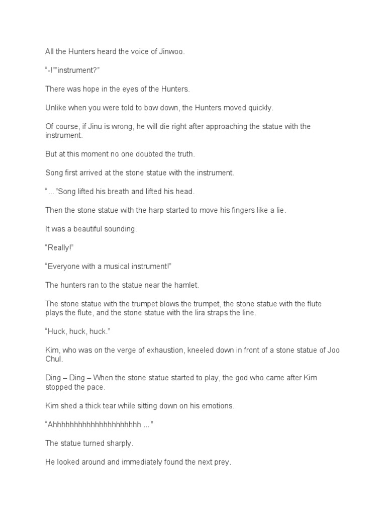 Solo Leveling Light Novel Chapter 5 | PDF | Art | Mystery, Thriller ...