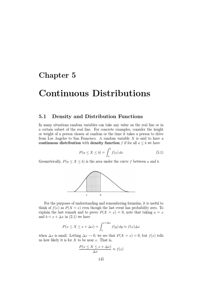 ch5 PDF | PDF | Probability Distribution | Analysis