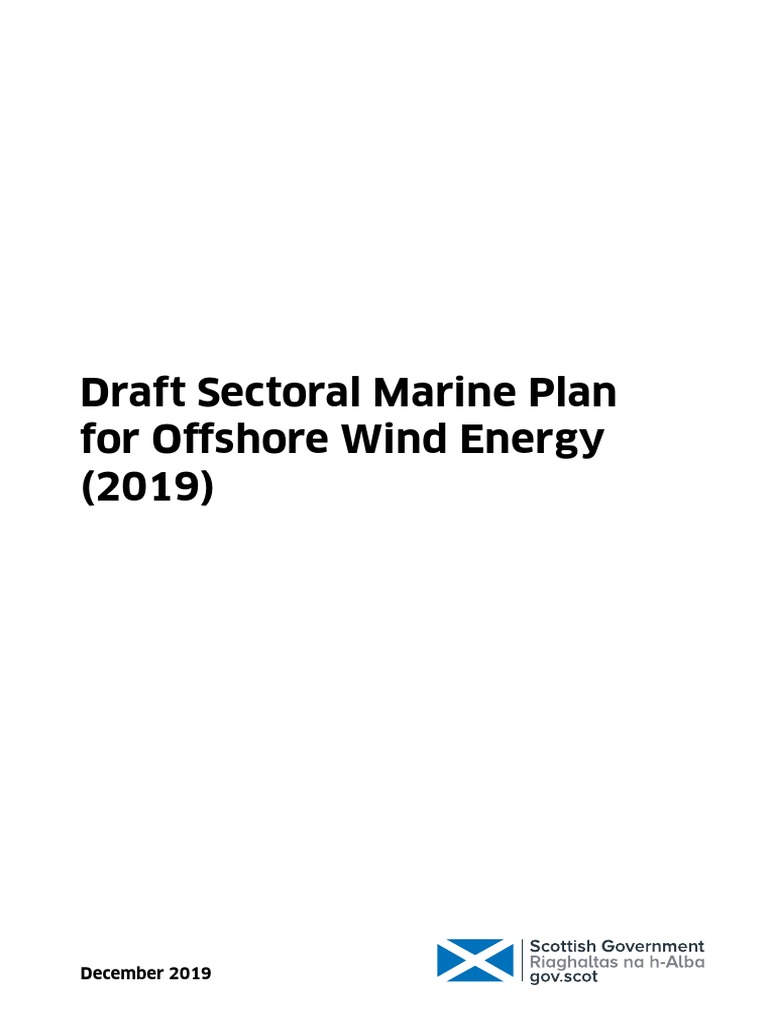 Draft Sectoral Marine Plan Offshore Wind Energy 2019 PDF | PDF | Low ...