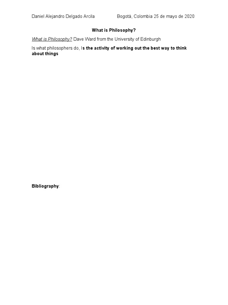 Understanding Philosophy: Key Concepts | PDF