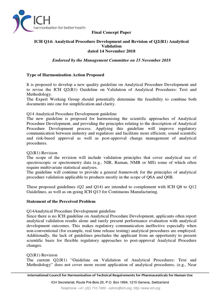 Q2R2-Q14 EWG Concept Paper PDF | PDF