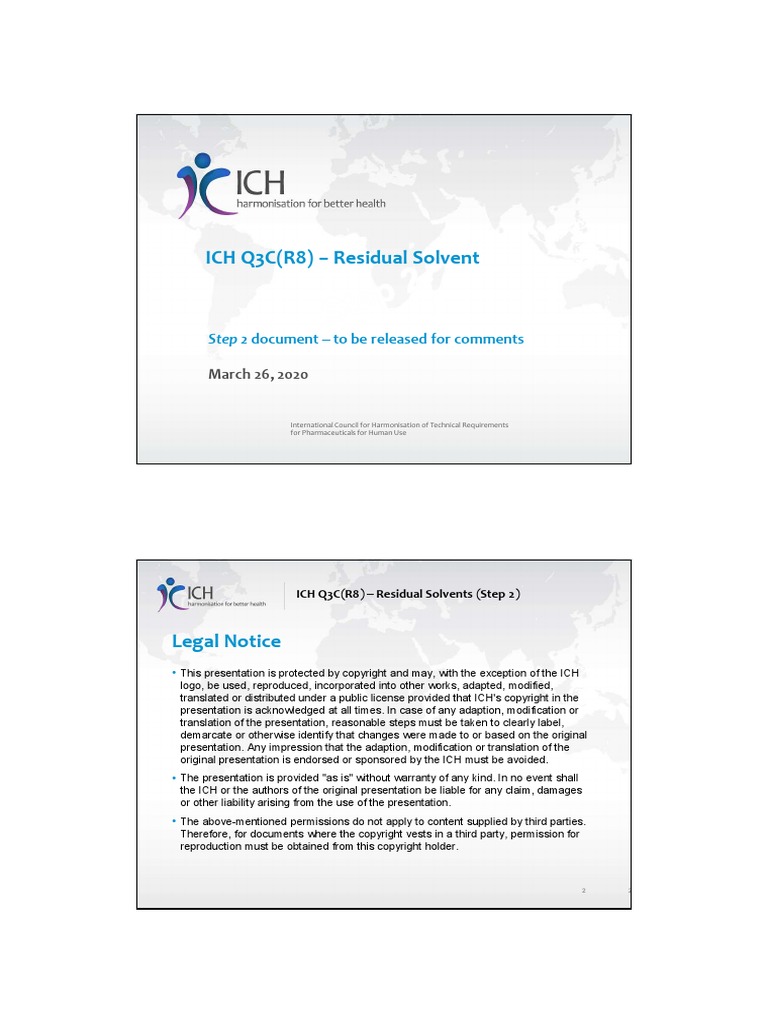 ICH Q3C (R8) - Residual Solvent: Step 2 | Download Free PDF | Medical ...
