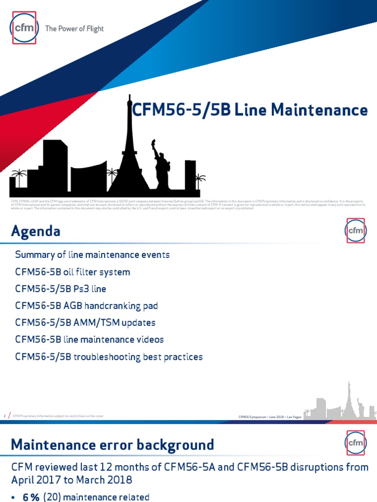 CFM56-5B Line Maintenance Insights | PDF | Machines | Engines