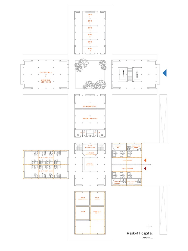 Raskot Hospital Facility Layout | PDF