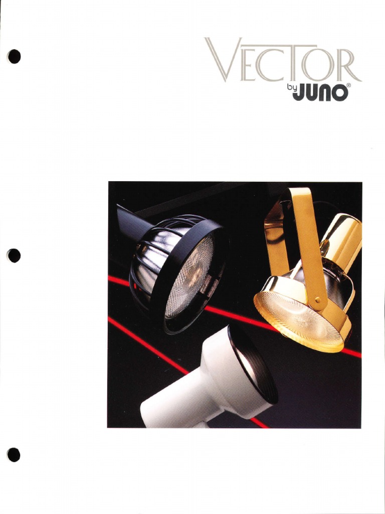 Juno Lighting Vector Track Lights Brochure 1995 | PDF | Equipment ...