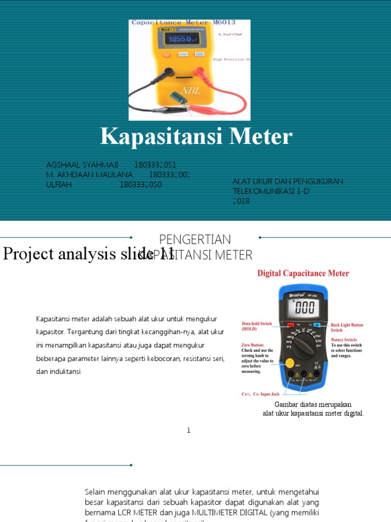 Kapasitansi Meter | PDF