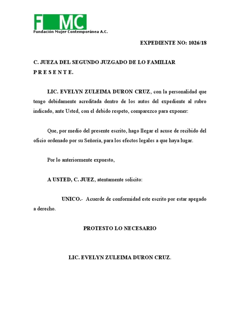 Acuse de Oficio | PDF