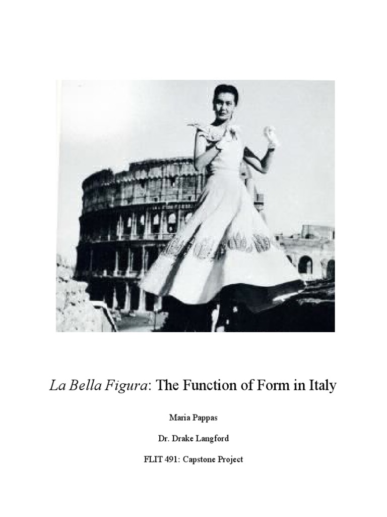 Bella Figura - Function of Form in Italy | PDF | Italy | Roman Empire