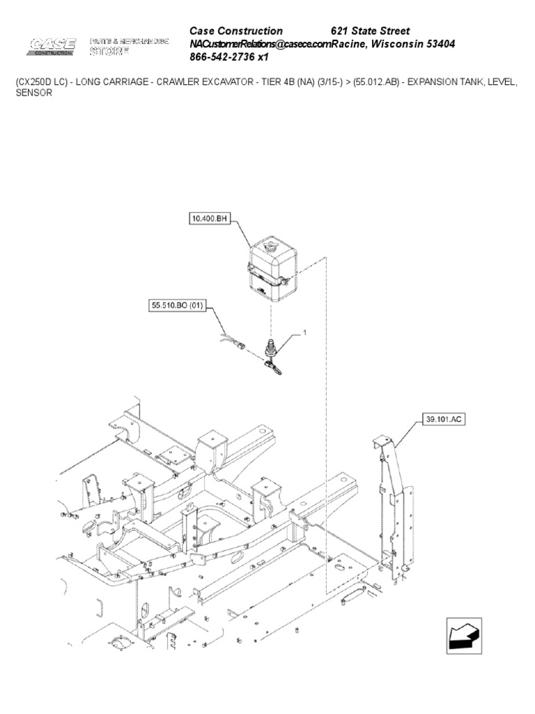 CX250 Expansion Tank, Level, Sensor | PDF