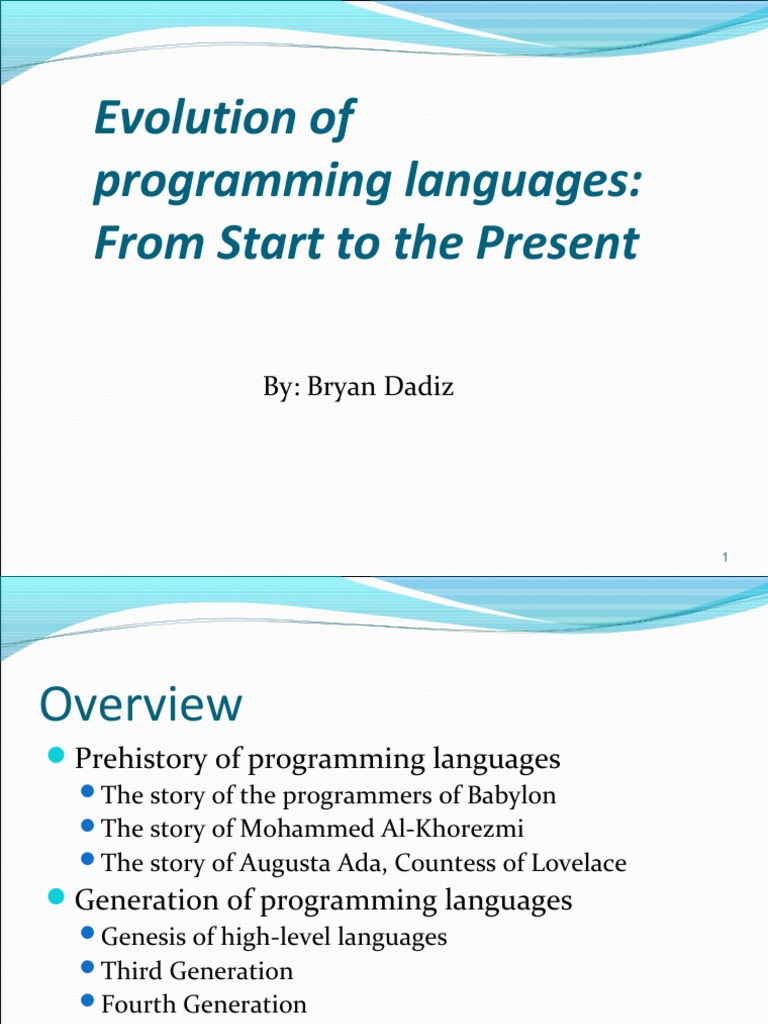 The Evolution of Programming Languages: From Ancient Algorithms to Modern Scripting | PDF ...