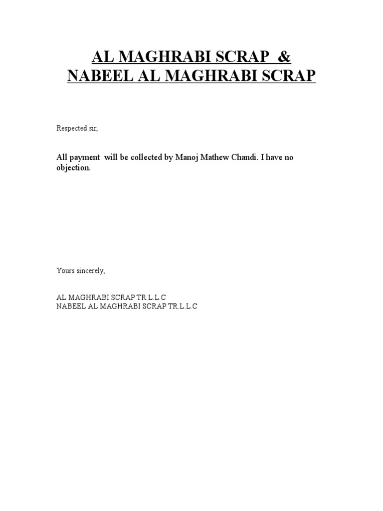 Al Maghrabi Scrap | PDF