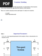 Re Transistor Model | PDF | Bipolar Junction Transistor | Transistor