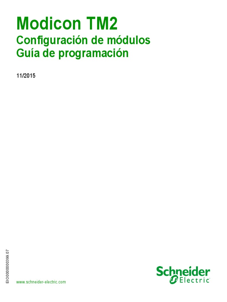 Modicom TM2 Guia de Programacion | PDF | Variable (informática) | Software