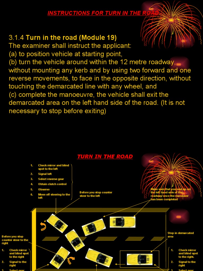 Instructions For Turn in The Road | PDF | Transport | Automotive ...