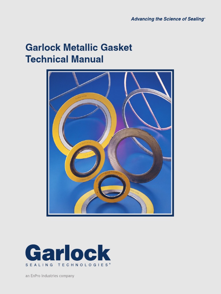 Garlock Metallic Gasket Technical Manual | PDF | Pipe (Fluid Conveyance ...