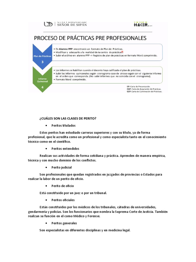 Tipos de Peritos y Sus Funciones | PDF | Testigo experto | Justicia
