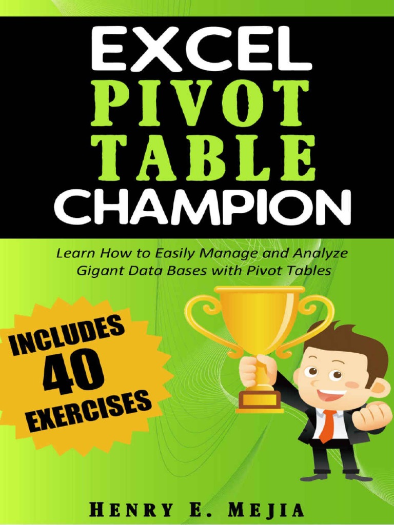 Excel Pivot Table Champ | PDF | Microsoft Excel | Computing