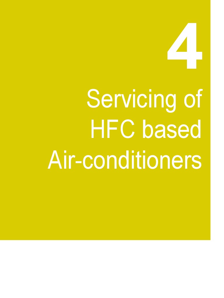 Servicing of HFC Based Air-Conditioners | PDF | Leak | Vacuum