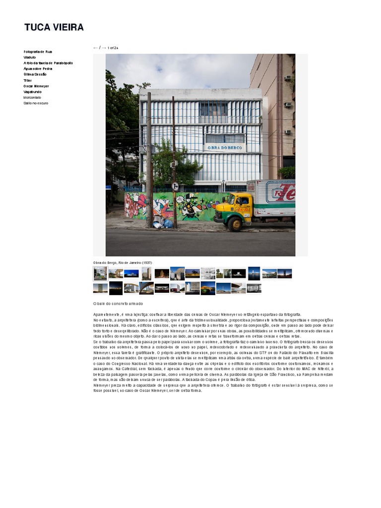 Oscar Niemeyer - Tuca Vieira | PDF | Mídia artística