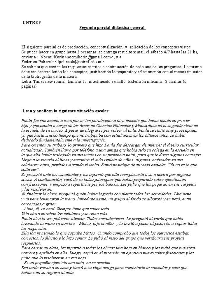 2do Parcial Untref | PDF