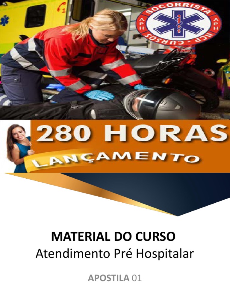 Apostila Completa APH e DEA PDF | PDF | Enfermagem | Ambulância