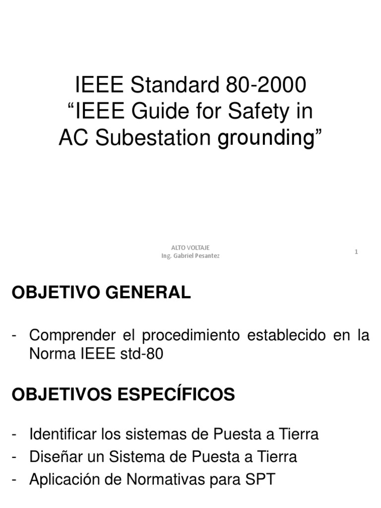 7 Norma Ieee Std 80 Pdf Pdf Voltaje Ingeniería De Edificación