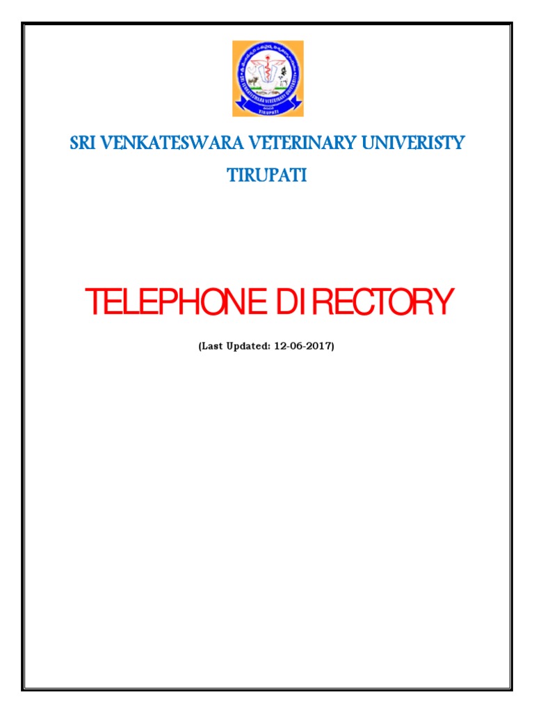 Telephone Directory | PDF