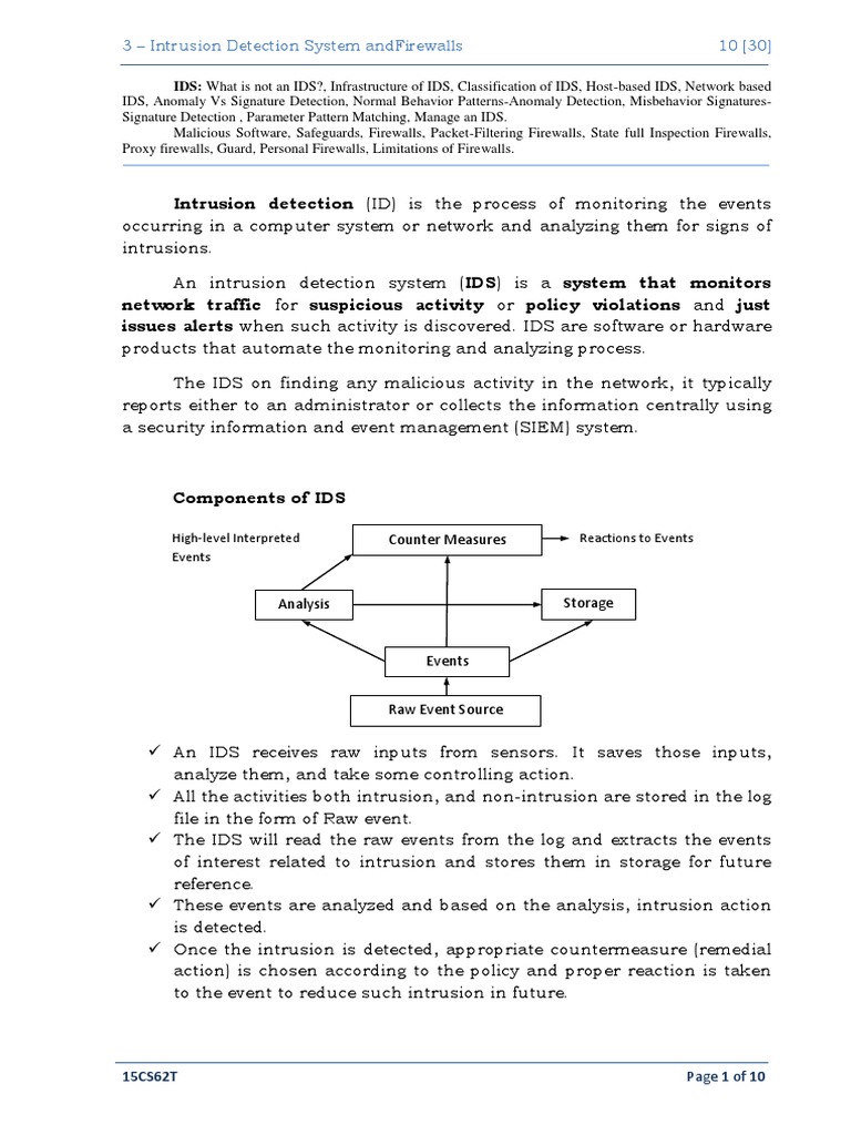 IDS & Firewalls | PDF | Firewall (Computing) | Internet Protocols
