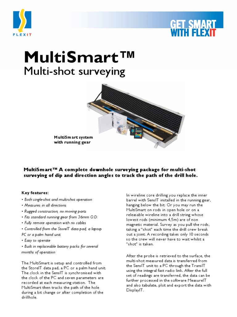 Multismart™: Multi-Shot Surveying | PDF | Magnetometer | Equipment