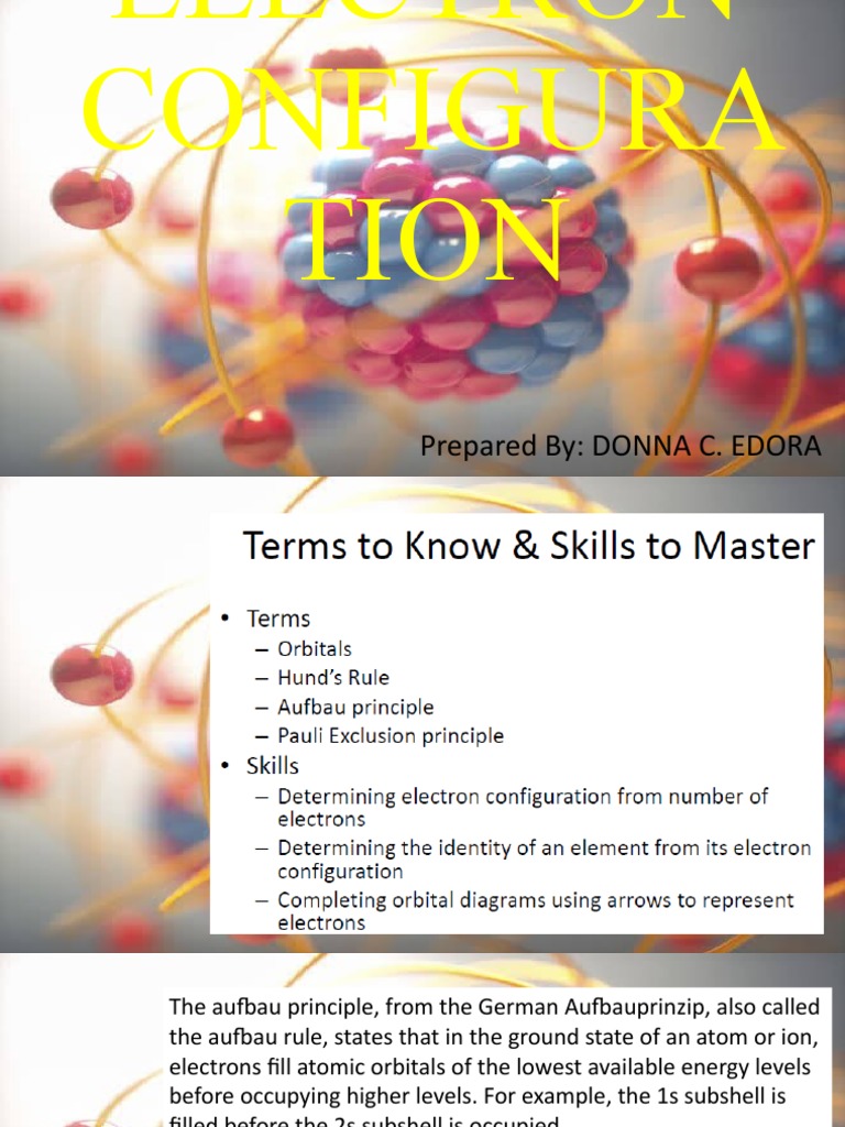 Understanding Electron Configuration: The Aufbau Principle, Pauli ...