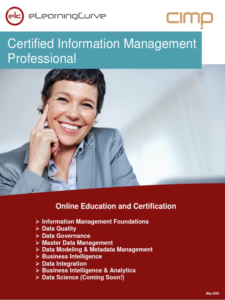 Certified Information Management Professional: Online Education and ...